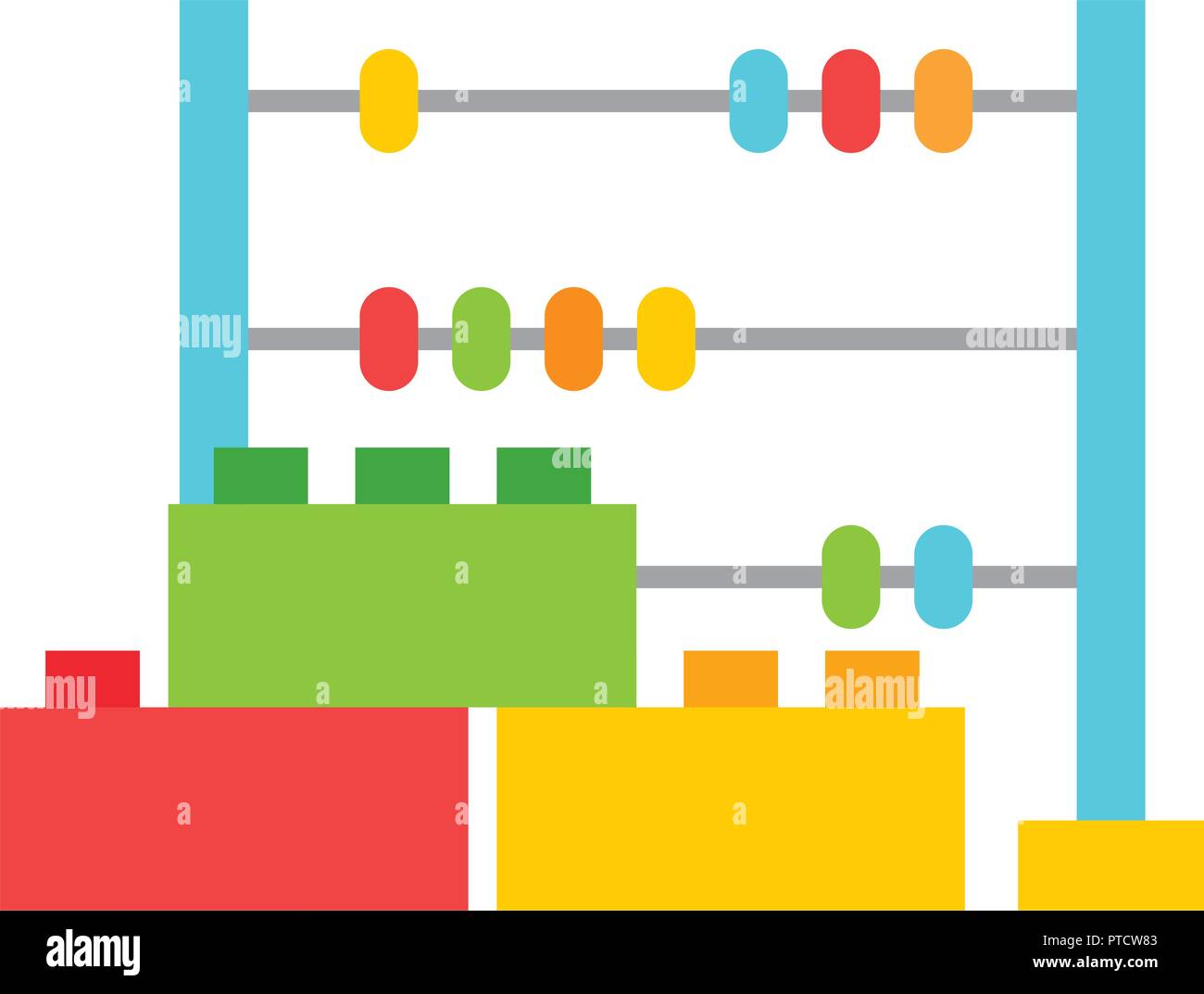 Child blocks tower Stock Vector Images - Alamy