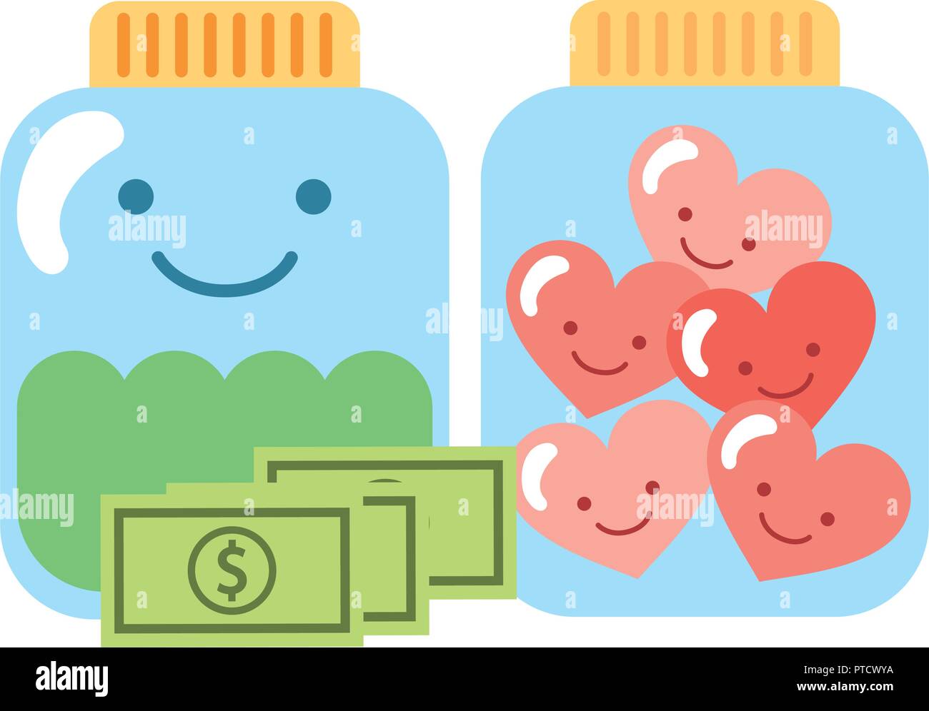 Charity donations cash Stock Vector Images - Alamy