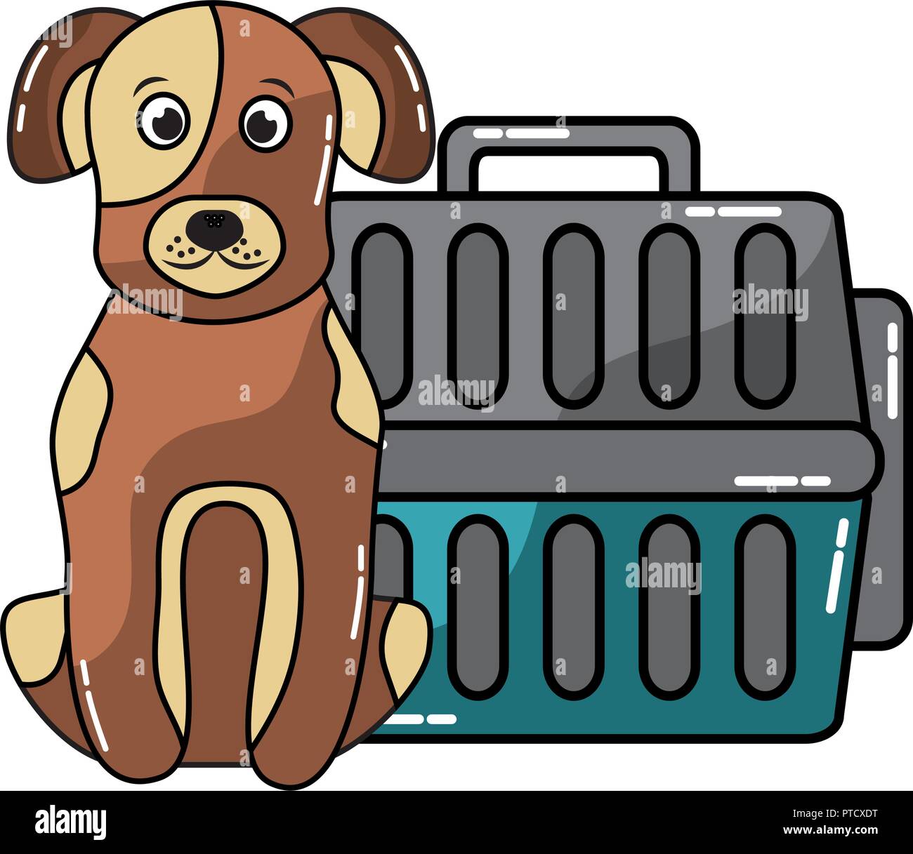Canine transport Stock Vector Images - Alamy