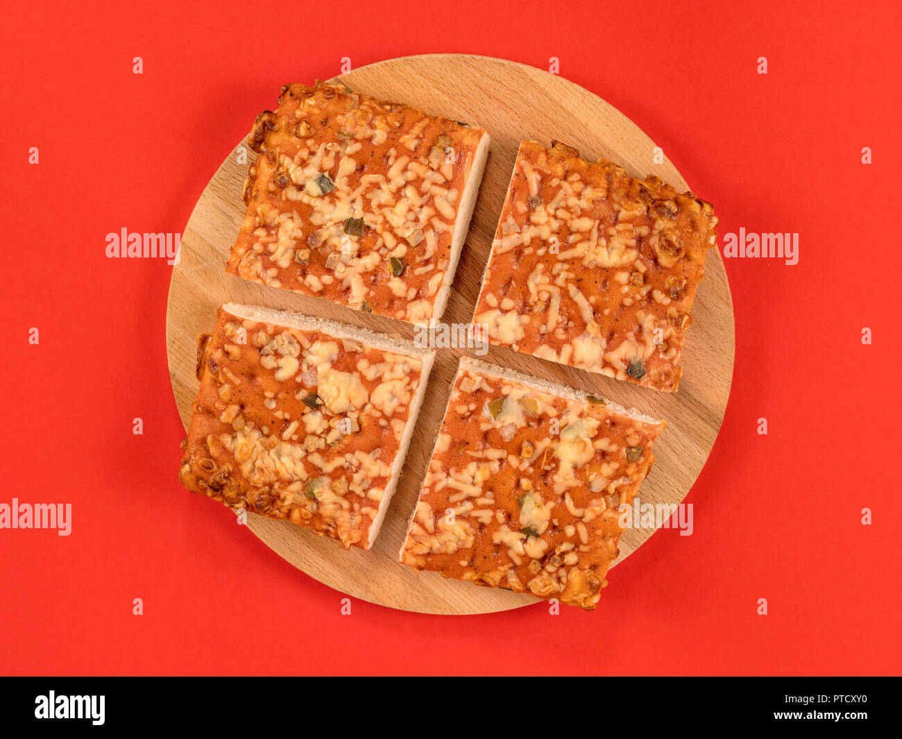 Square pizza slice hi-res stock photography and images - Alamy