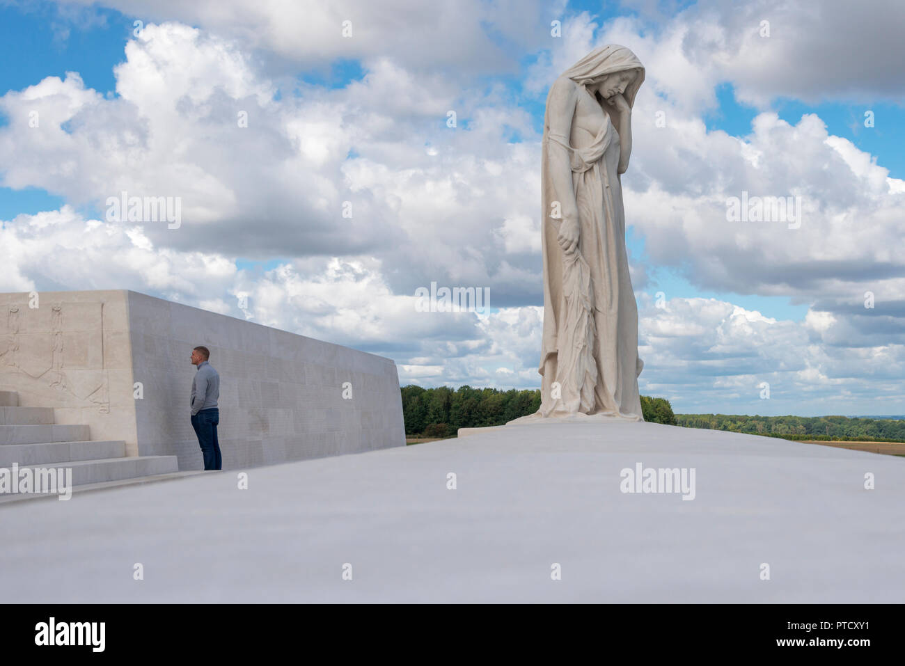 The Canadian Memorial at Vimy Ridge, France Stock Photo - Alamy