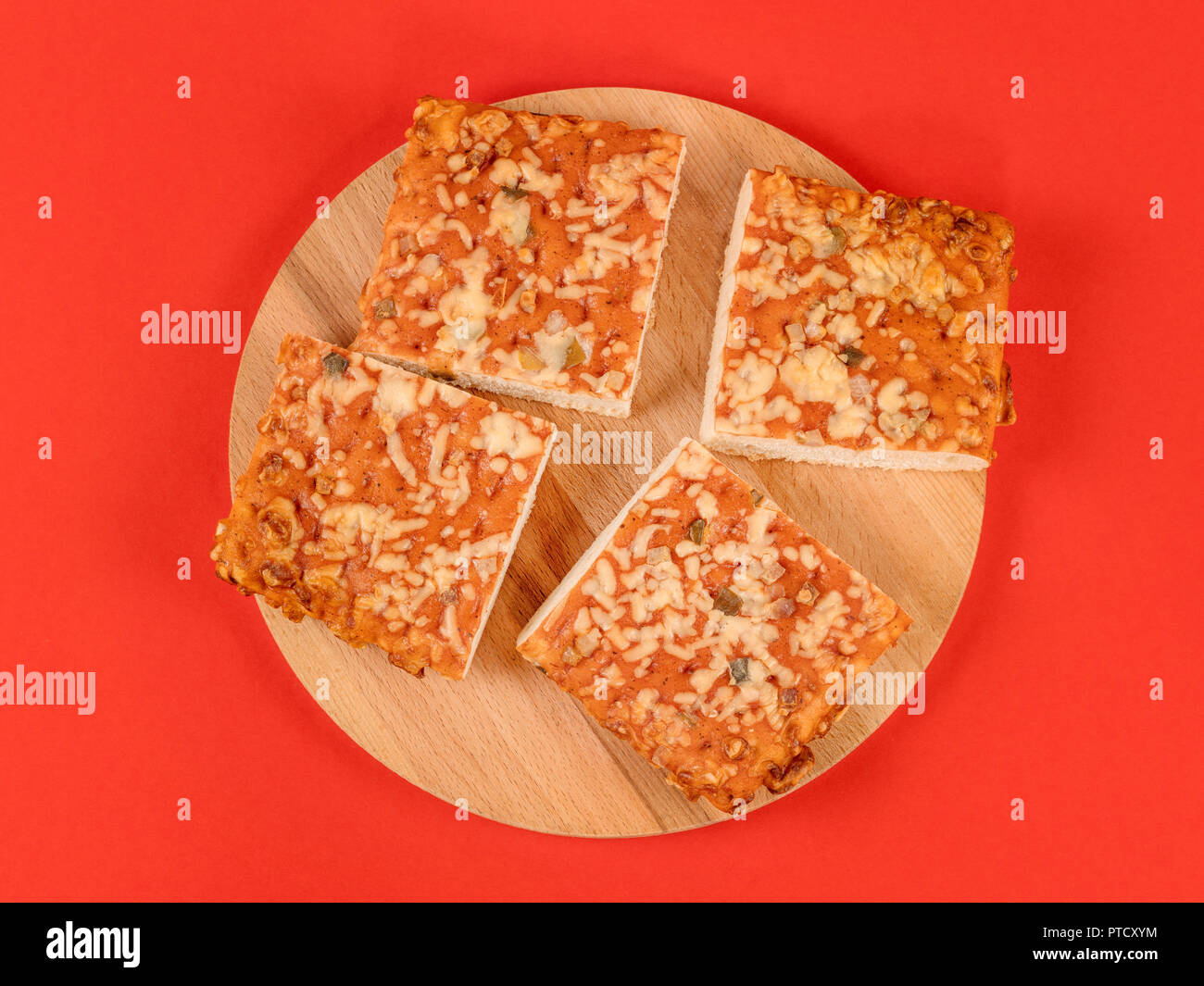 Square pizza slice hi-res stock photography and images - Alamy