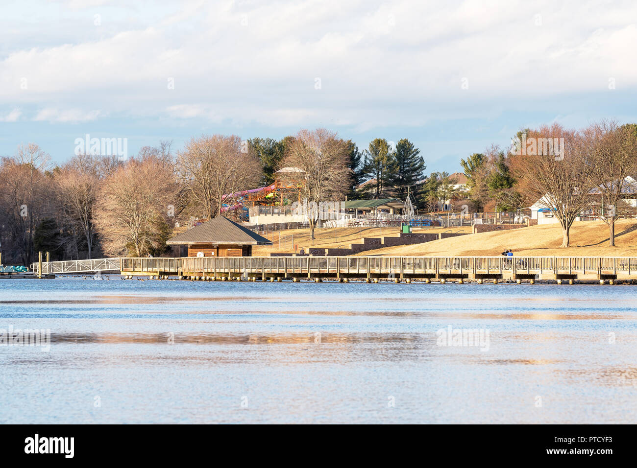 Residential landscape in countryside during hi-res stock photography ...