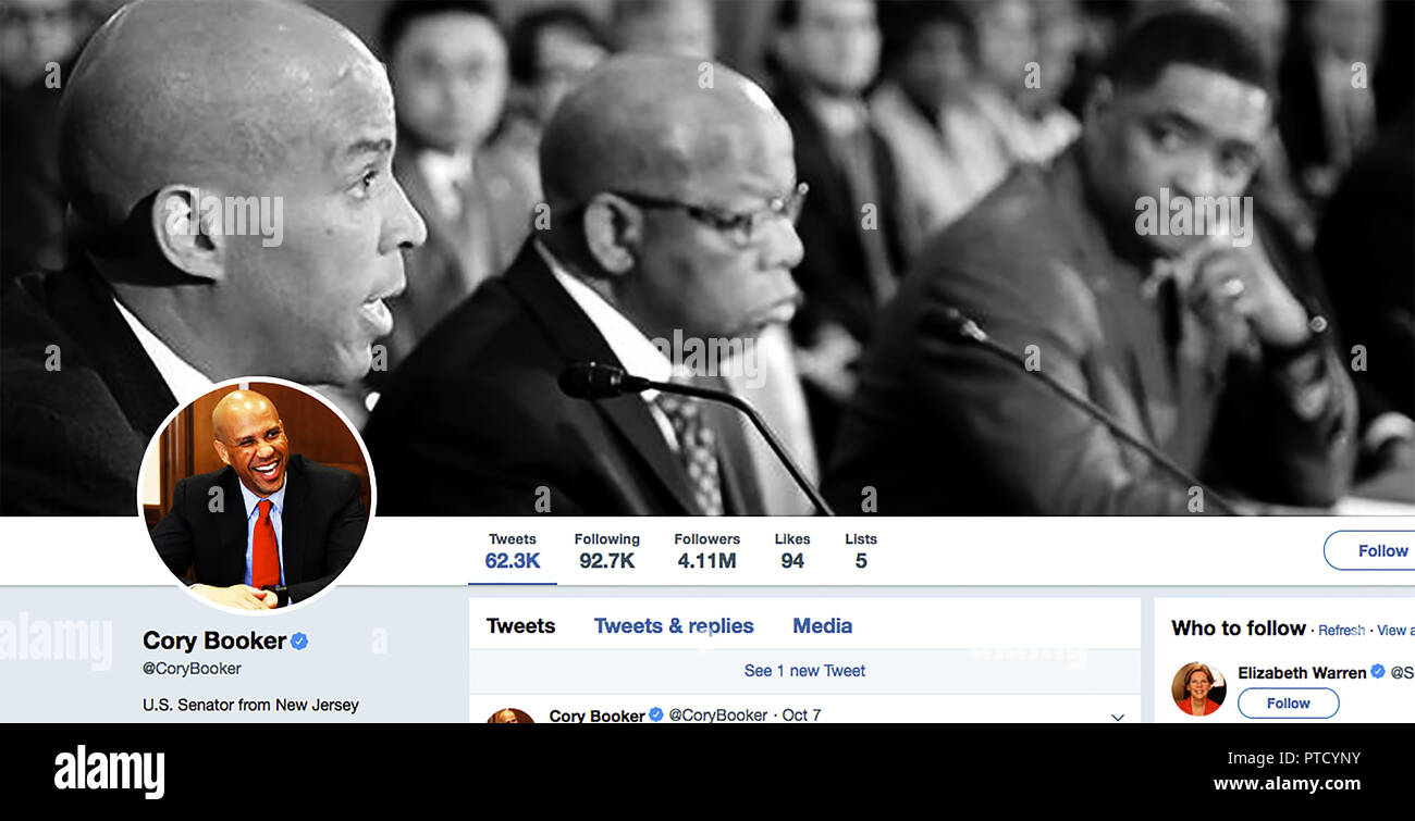 Cory anthony booker hi-res stock photography and images - Alamy