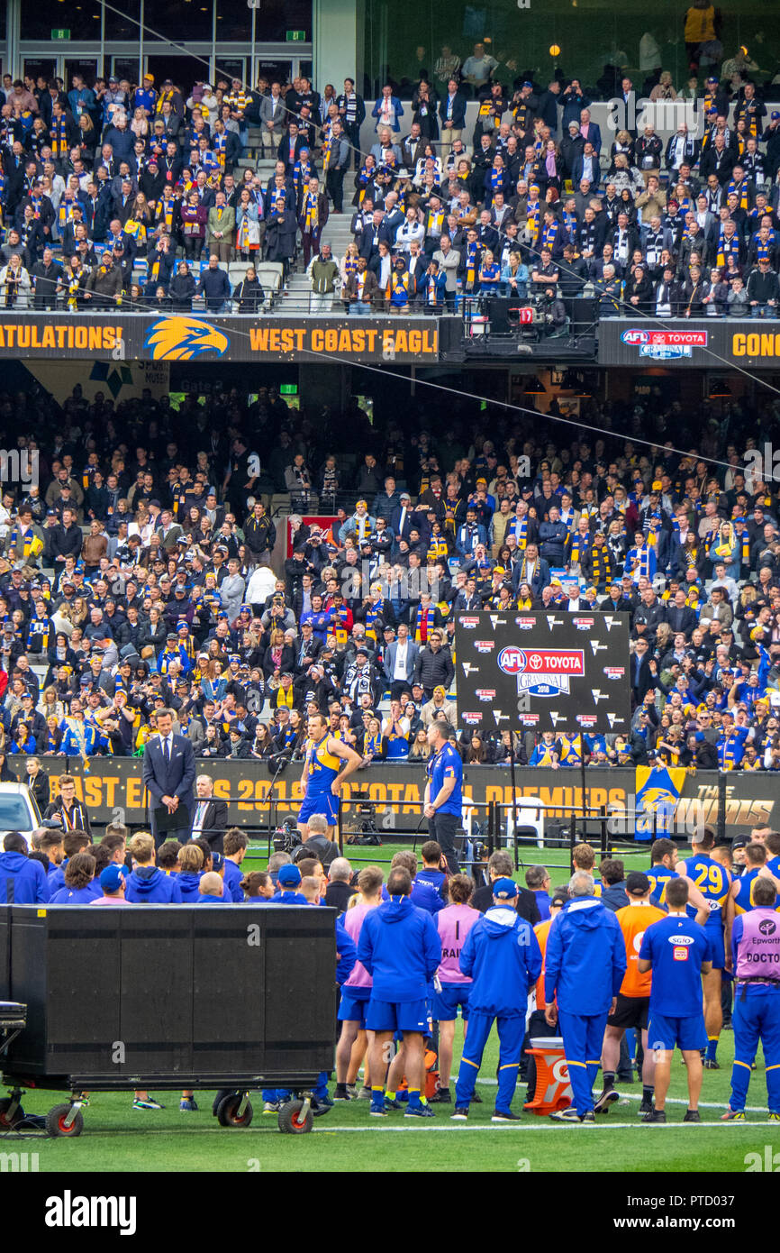 West Coast Eagles premiership player and captain Shannon Hurn Adam ...