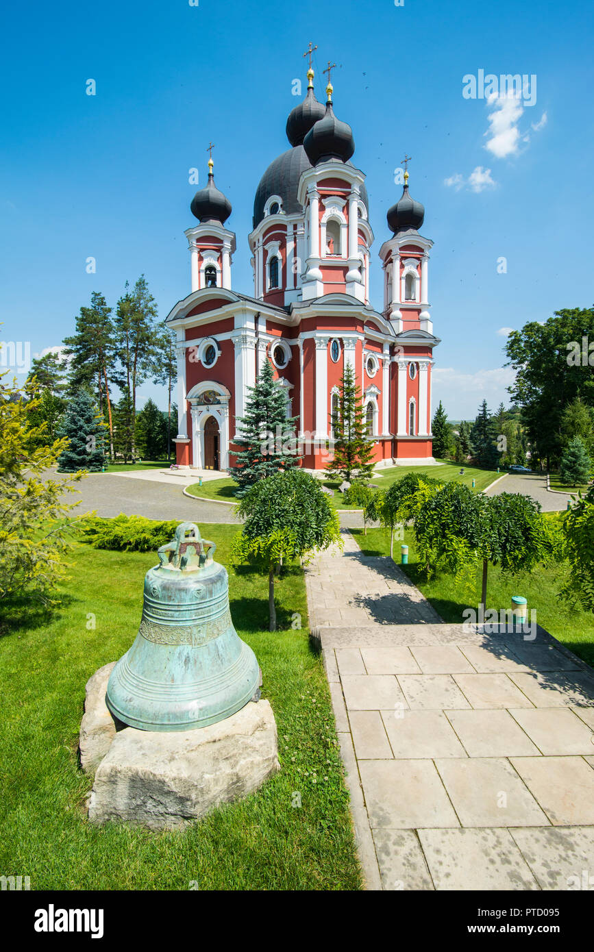 Orthodox monastery Nativity of the Mother of God, Curchi, Moldova Stock ...