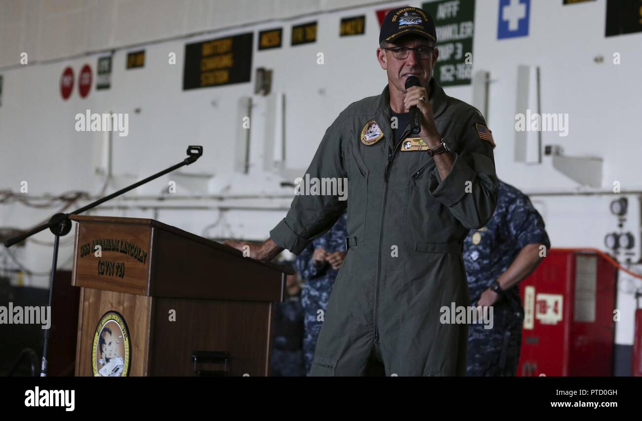 (July 7, 2017) Ð Capt. Putnam Browne, commanding officer of Nimitz ...