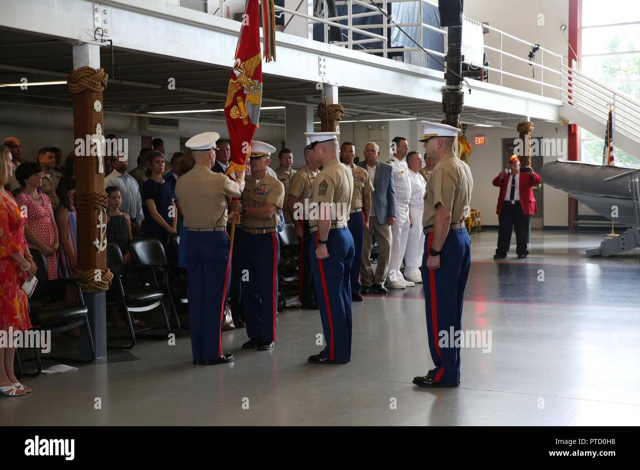 The outgoing commanding officer, Col. Jason Morris, and the incoming ...