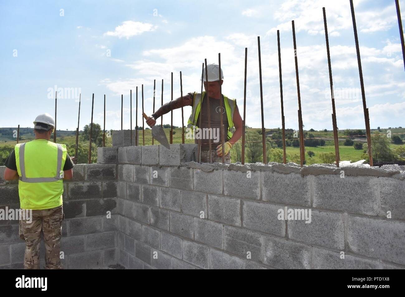 Sapper Kieran Trafford of the U.K. Royal Monmouthshire Royal Engineers ...