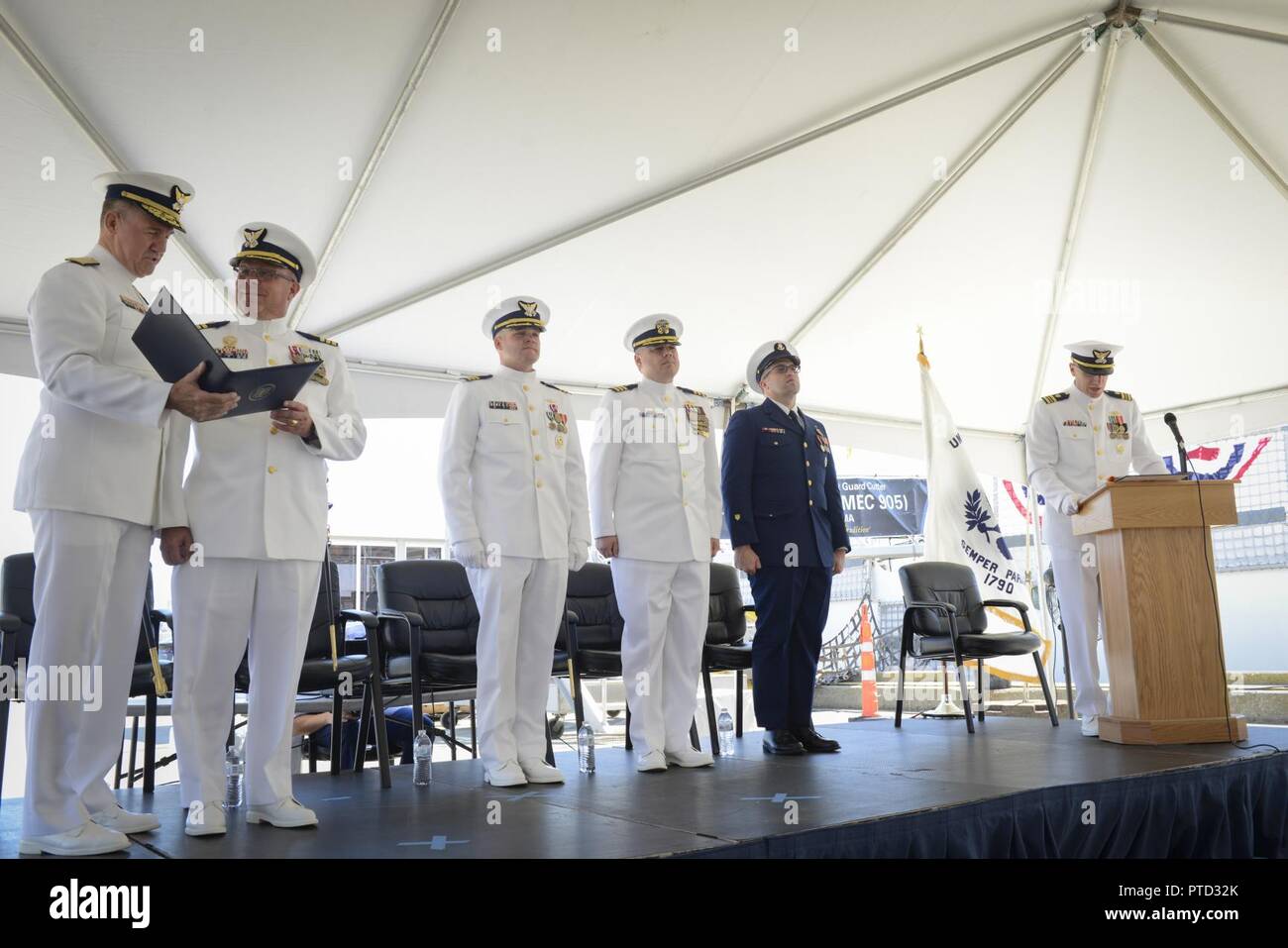 Vice Adm. Karl L. Schultz, commander of Coast Guard Atlantic Area ...