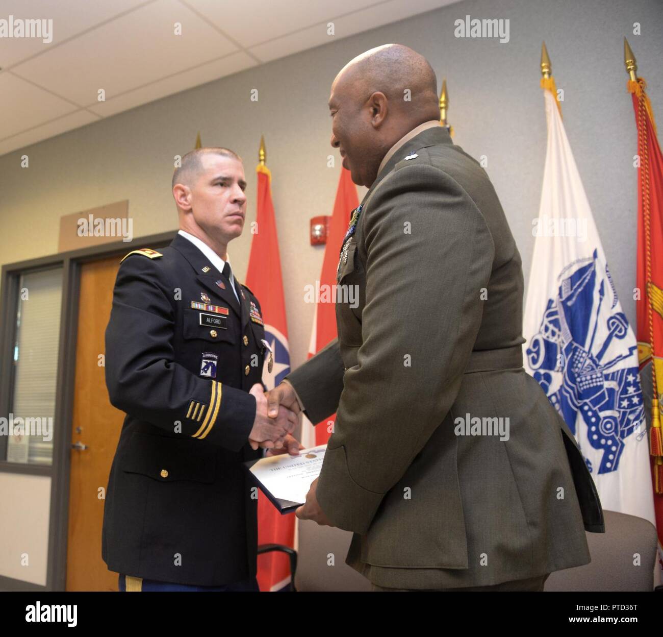 NASHVILLE (July 7, 2017) Lt. Col. Jason A. Johnson, commander of 8th ...