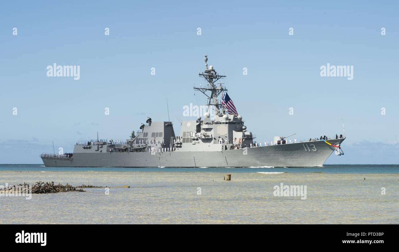 The Navy’s newest Arleigh Burke-class guided-missile destroyer, the ...