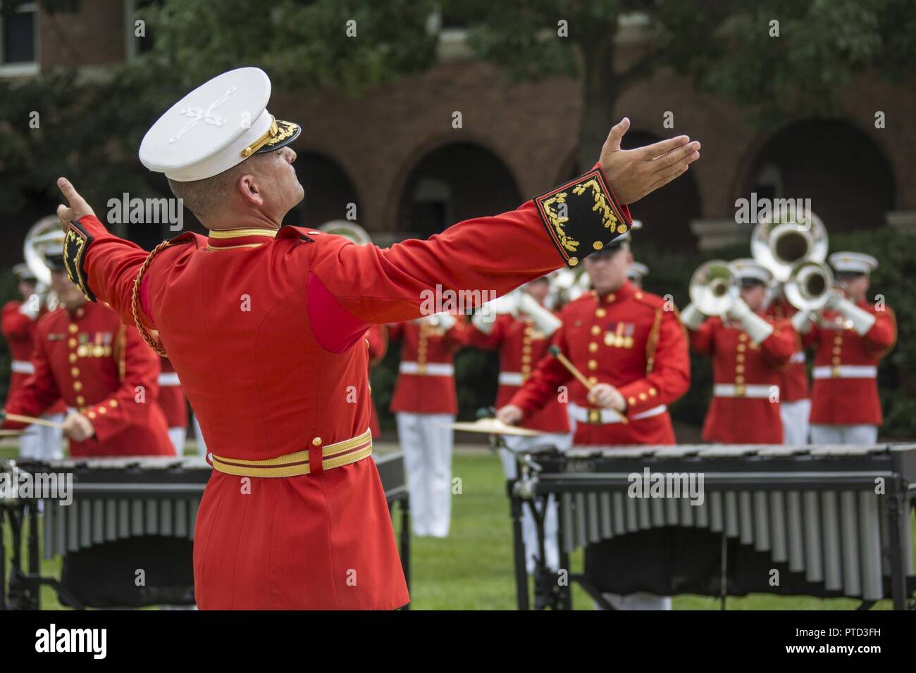 U.S. Marine Corps Maj. Christopher E. Hall, commanding officer of the U ...