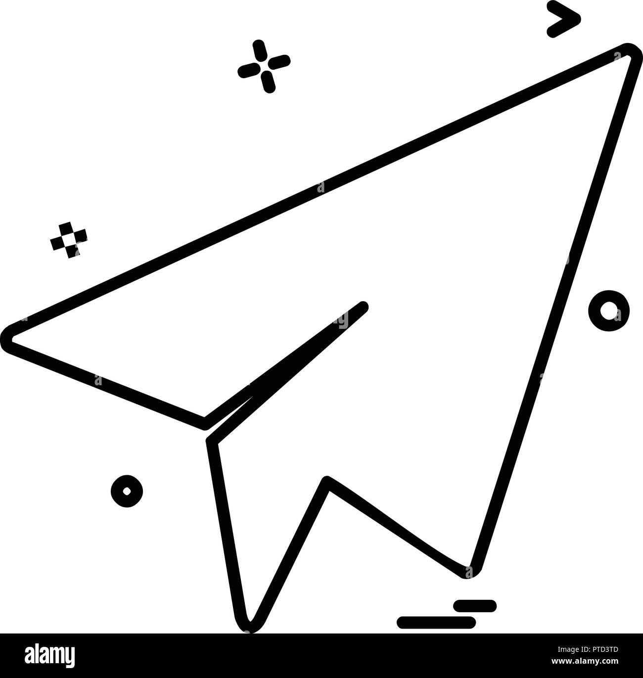 Send button icon design vector Stock Vector Image & Art - Alamy