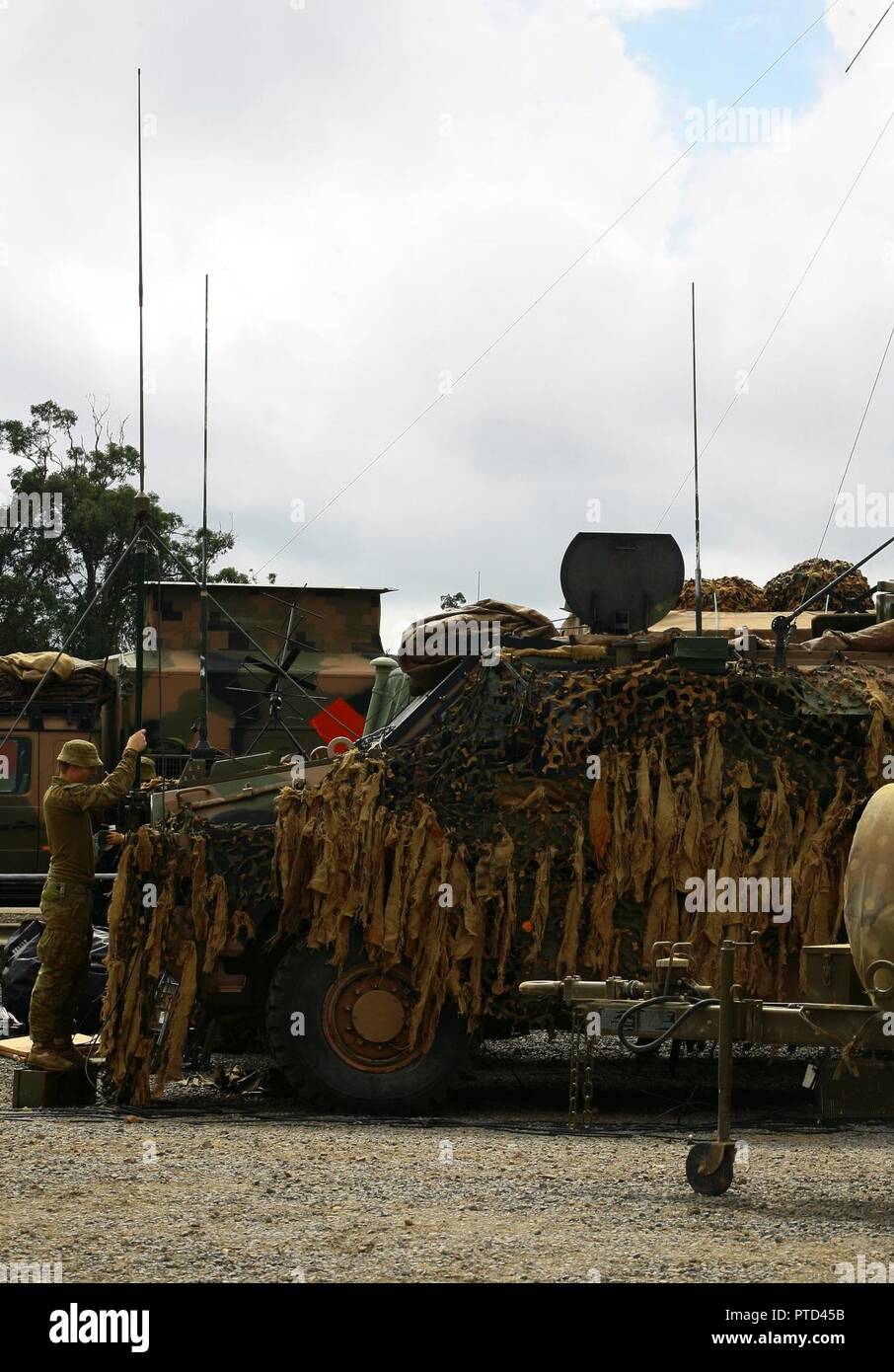 Pvt. Ryan Davies, a signalman assigned to 1st Signal Regiment ...