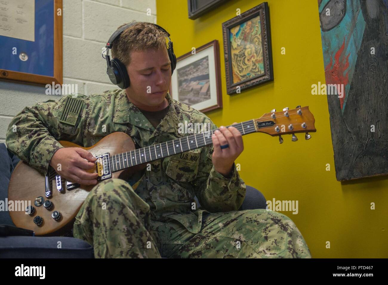 SAN DIEGO (July 7, 2017) Navy Diver 2nd Class Austin Schreck, assigned ...