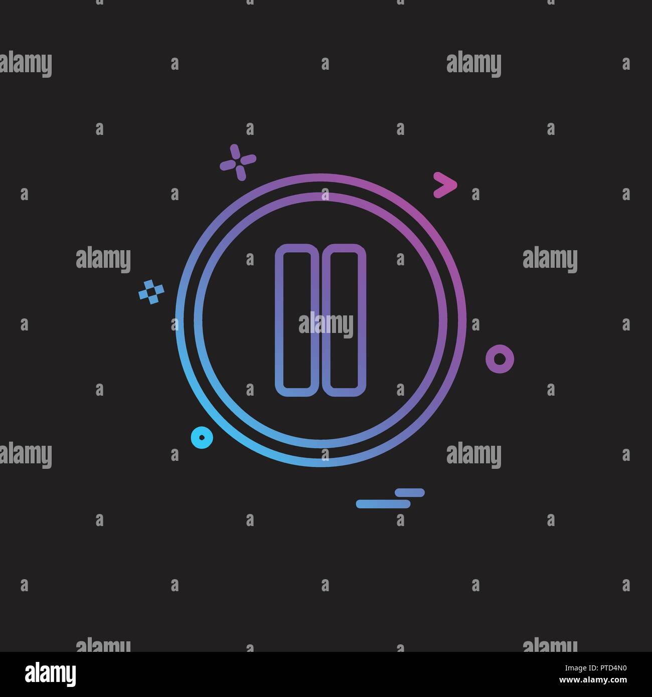 Pause button icon design vector Stock Vector Image & Art - Alamy Pause button icon design vector Stock Vector Image & Art - Alamy
