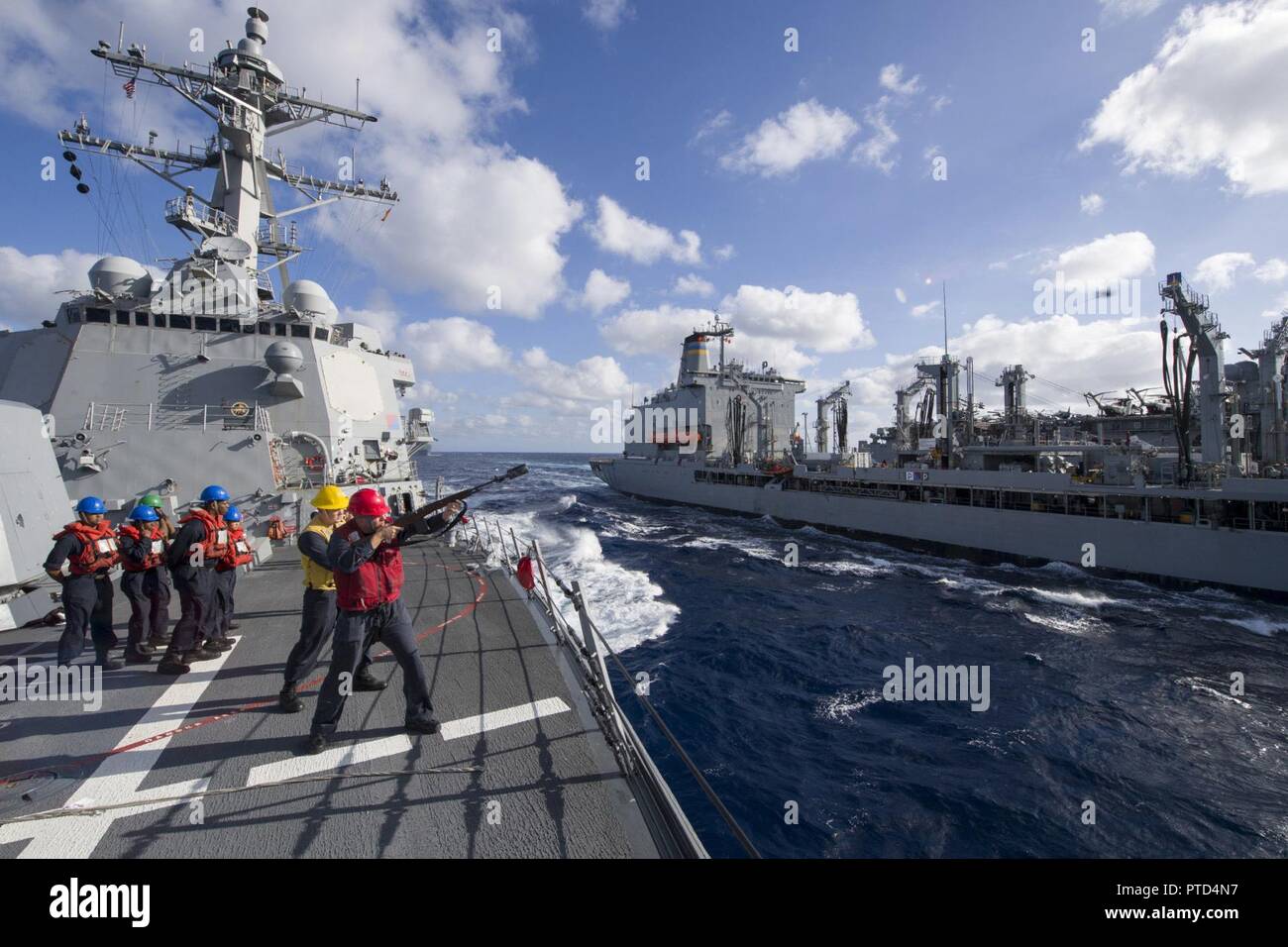 CORAL SEA (July 10, 2017) Gunner’s Mate 1st Class Matthew James, a ...