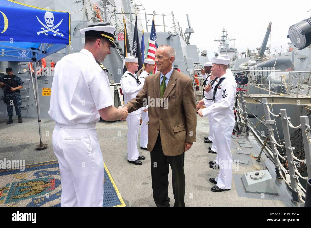 BAY OF BENGAL (July 10, 2017) Commander Matthew McNealy, executive ...
