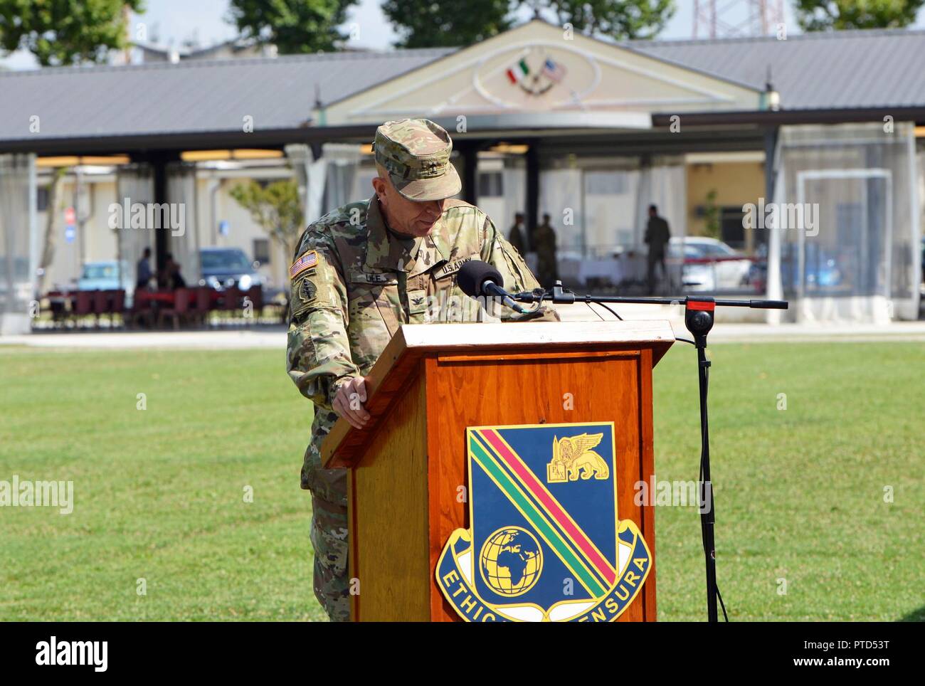 Chaplain (Col.) David Lile, the U.S. Army Africa command chaplain ...