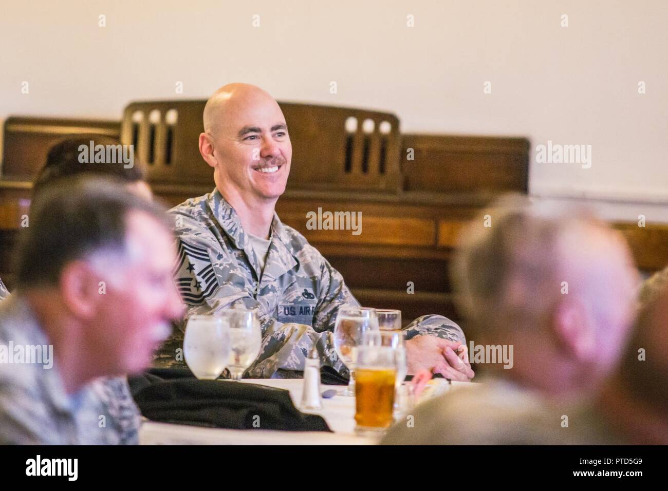 U.S Air Force Chief Master Sgt. Ronald Anderson, command chief master ...