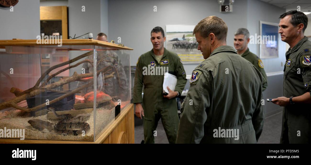 Col. William Denham, 14th Flying Training Wing Vice Commander is shown ...