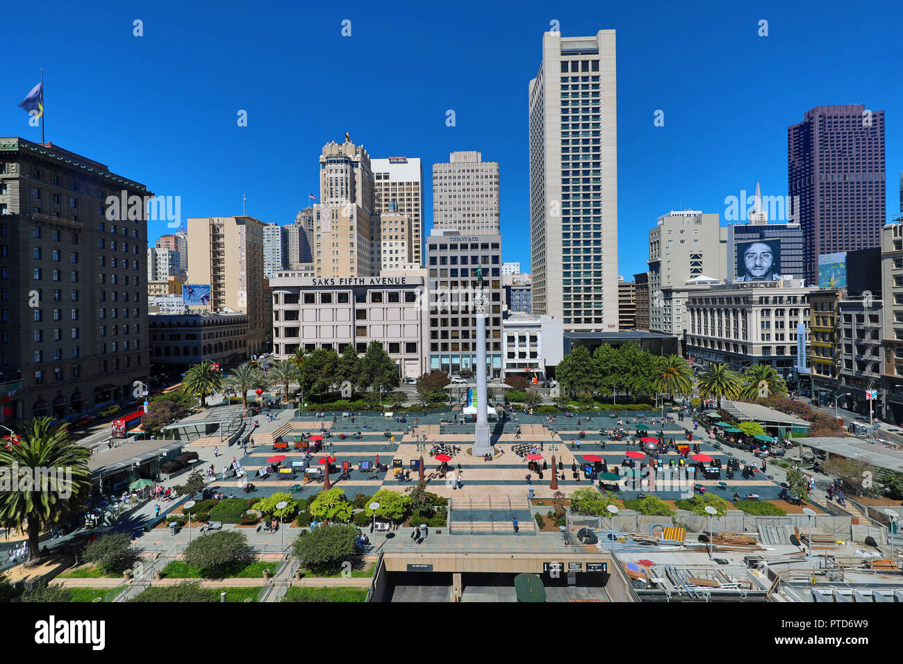 Plaza san francisco square hi-res stock photography and images - Alamy