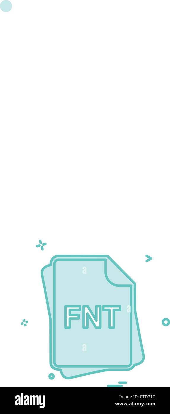 FNT file type icon design vector Stock Vector Image & Art - Alamy