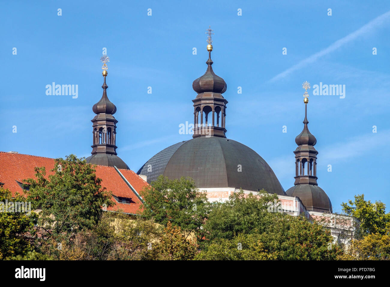 The Monastery of Augustinian Canons in Prague, Czech Republic Stock ...