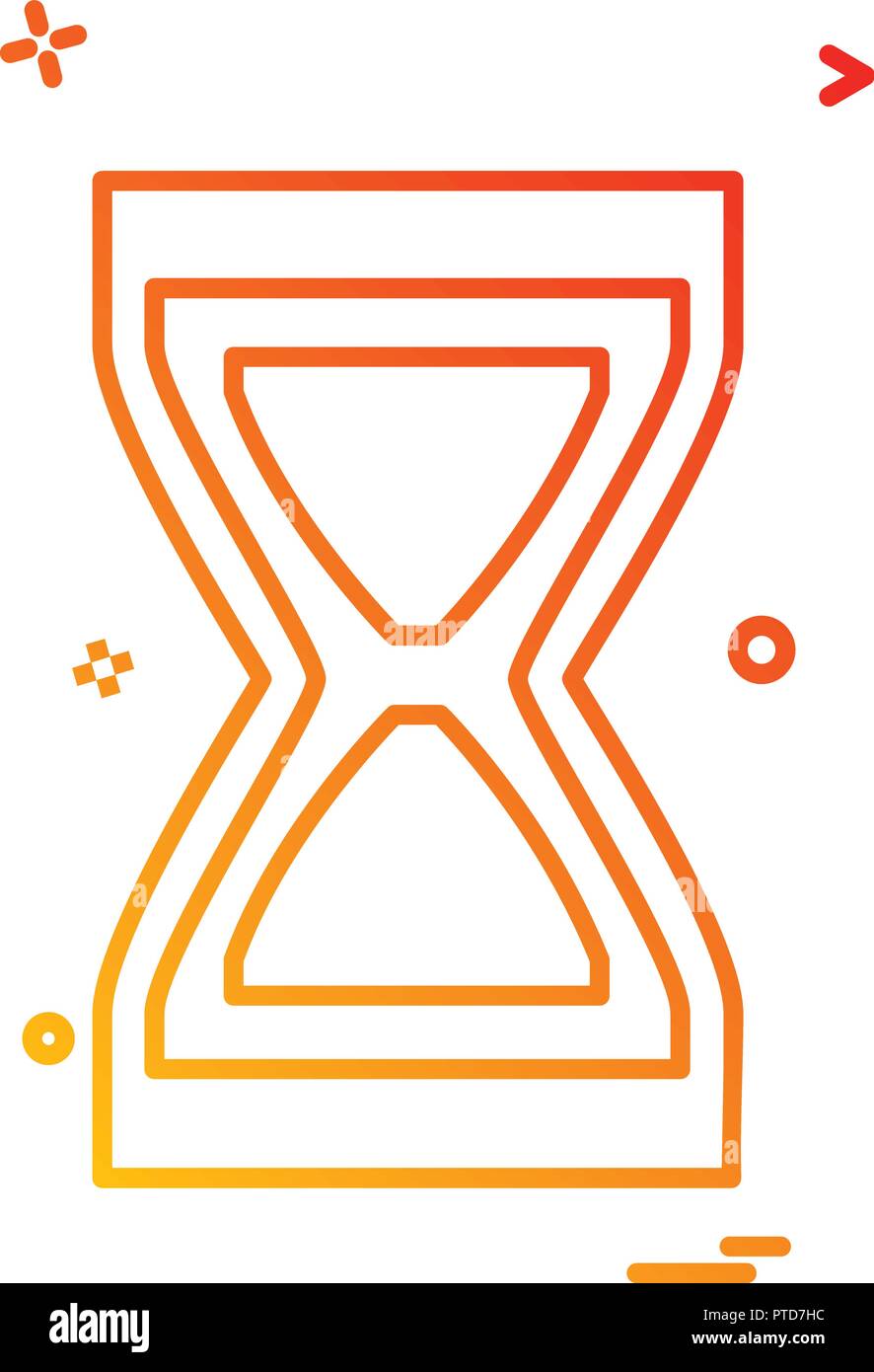 Wait icon design vector Stock Vector Image & Art - Alamy