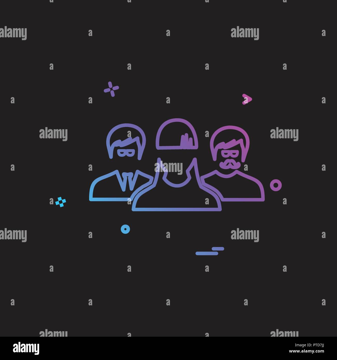 User Group icon design vector Stock Vector Image & Art - Alamy