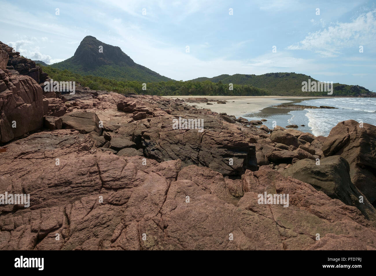 Hinchinbrook Island - The Thorsborne Trail - Boulder Bay Stock Photo ...