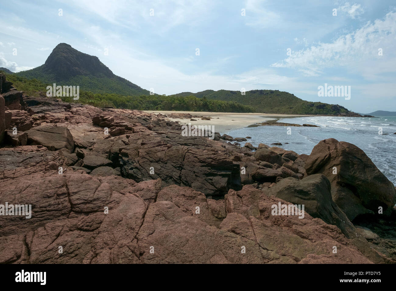 Hinchinbrook Island - The Thorsborne Trail - Boulder Bay Stock Photo ...