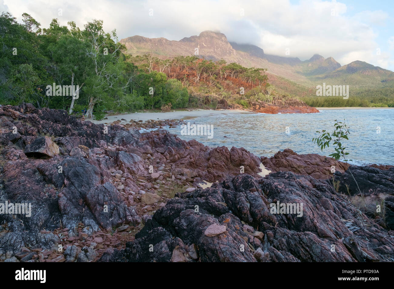 Hinchinbrook Island - The Thorsborne Trail - Little Ramsay Bay Stock ...