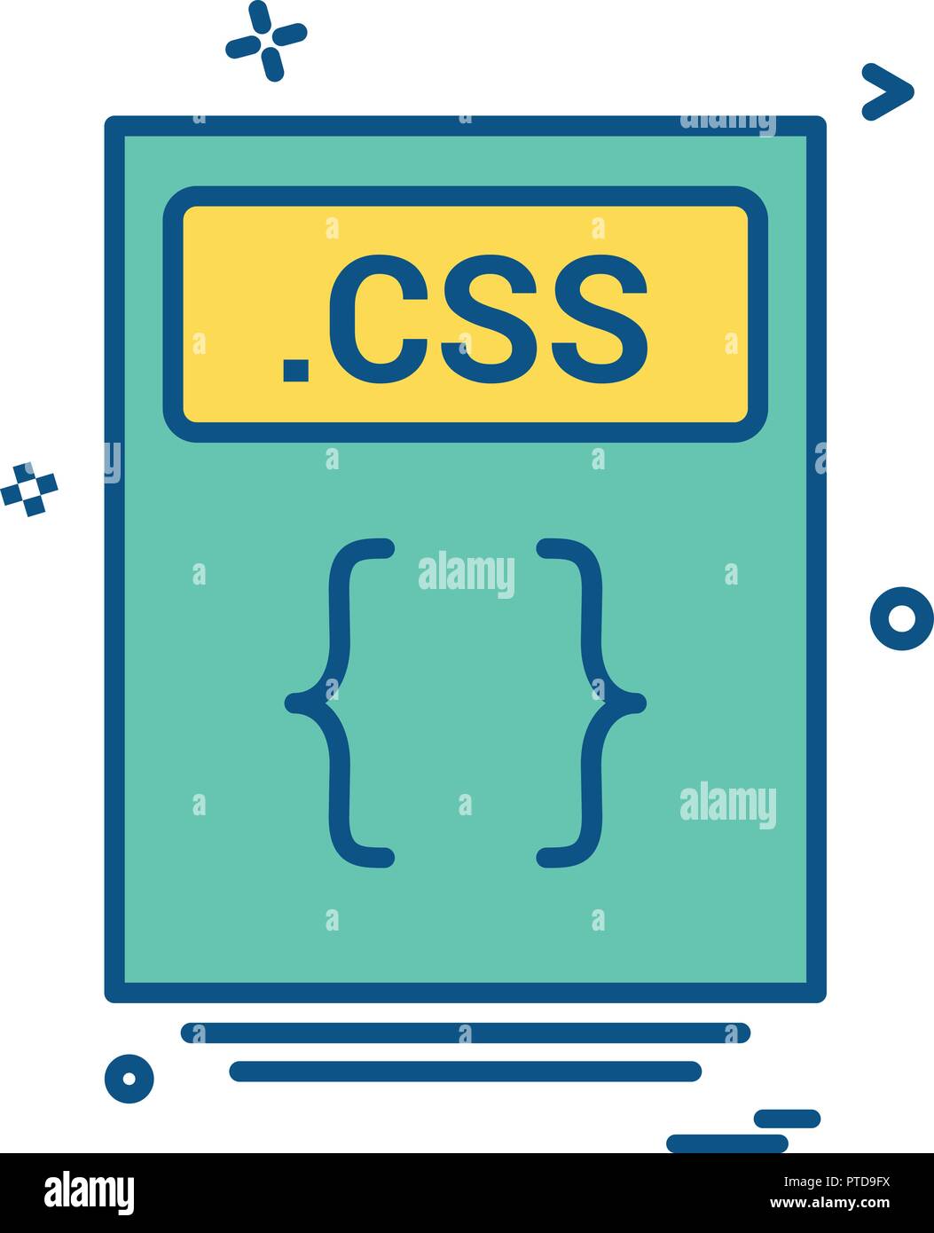 File Files Css Icon Vector Design Stock Vector Image And Art Alamy