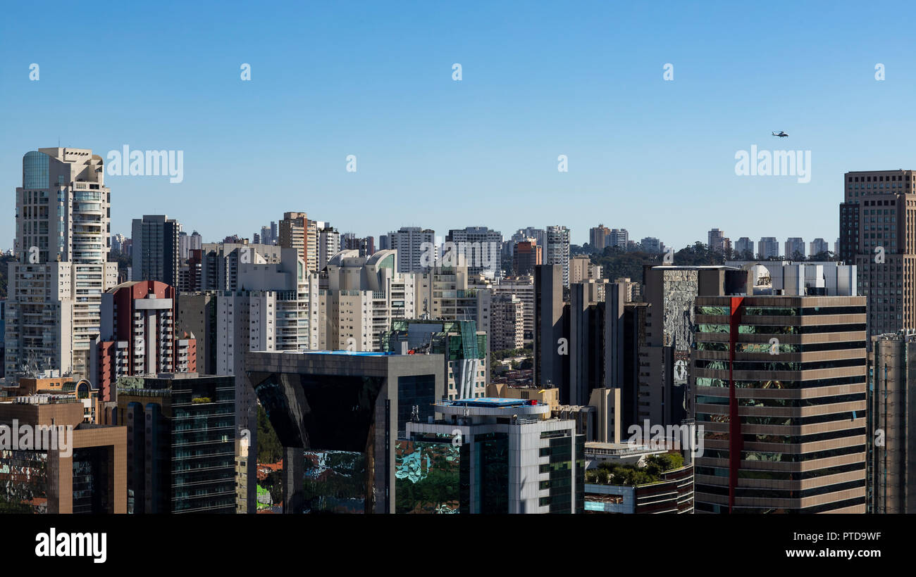 Largest cities in the world. City of Sao Paulo, Brazil South America ...