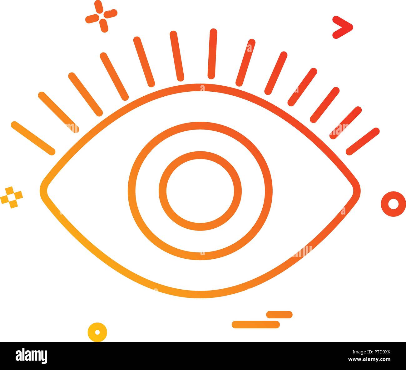 Eye icon design vector Stock Vector Image & Art - Alamy