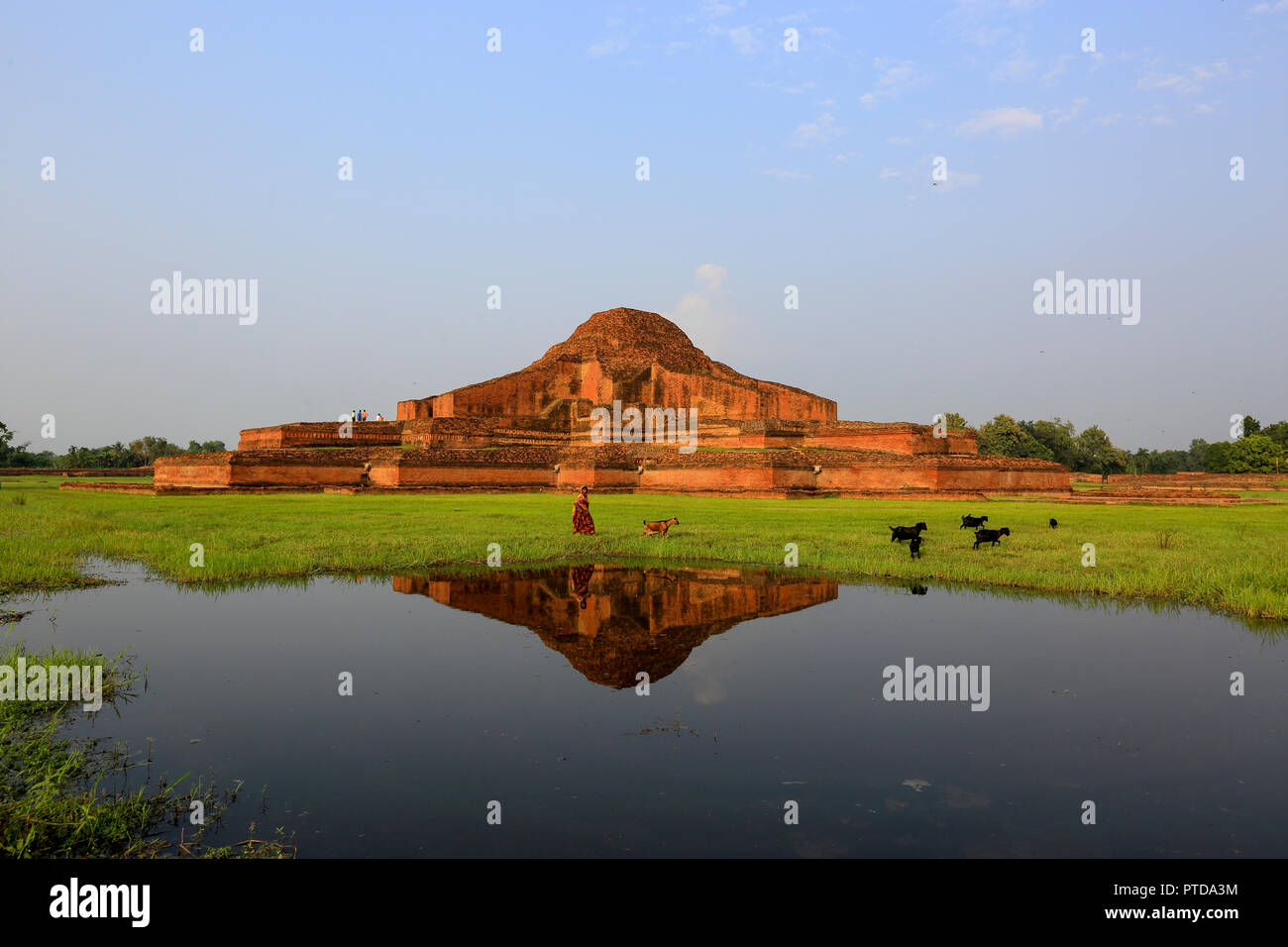Paharpur Buddhist Monastery at Paharpur village in Badalgachhi Upazila ...