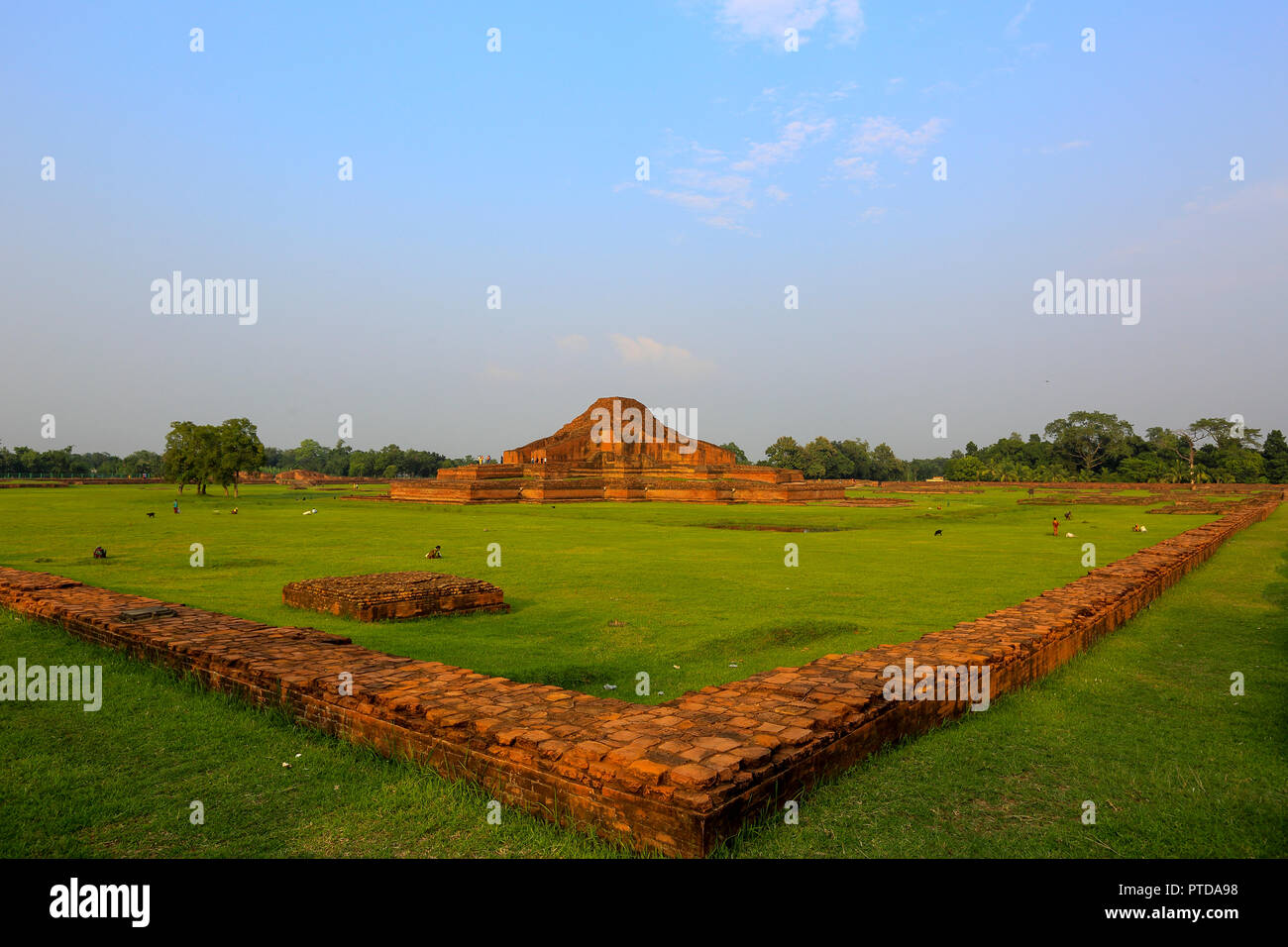 Paharpur Buddhist Monastery at Paharpur village in Badalgachhi Upazila ...