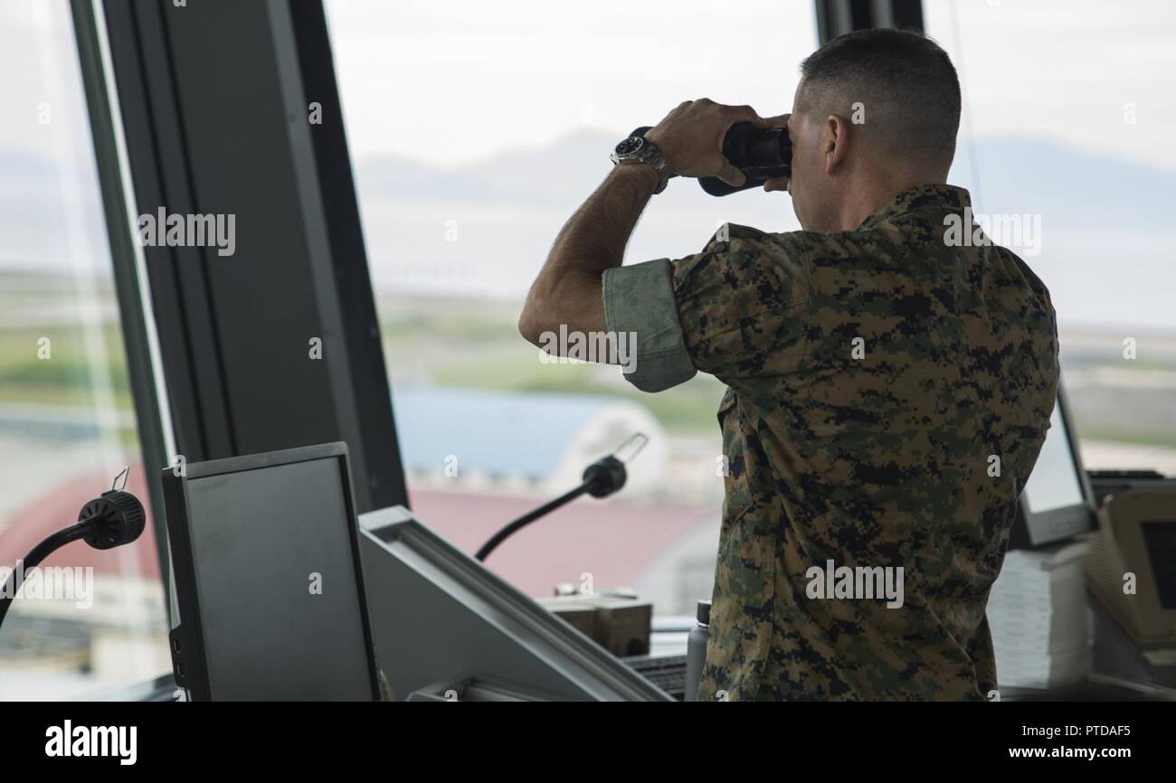 U.S. Marine Corps Sgt. Maj. Anthony Spadaro, the command senior ...