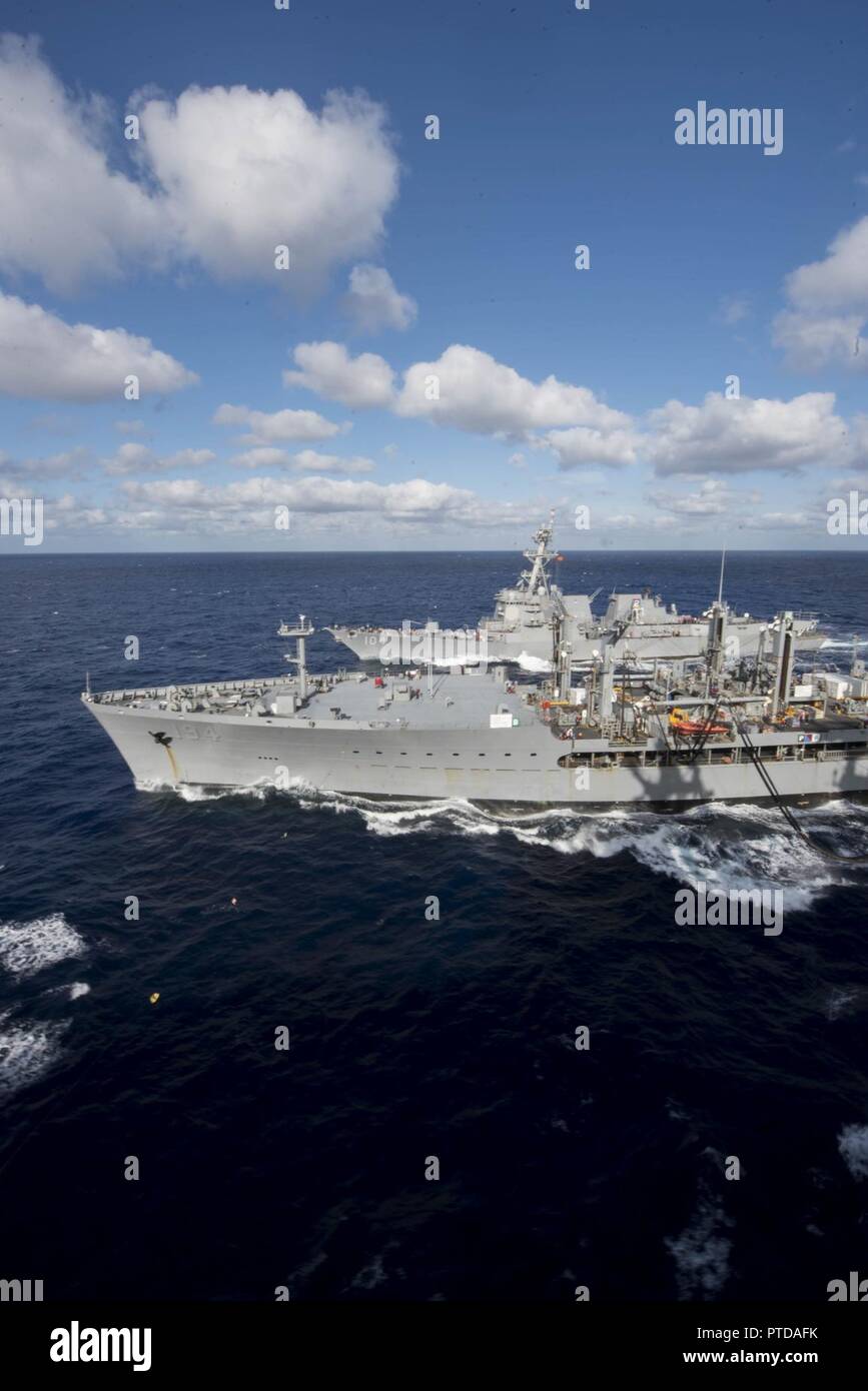 CORAL SEA (July 10, 2017) The Arleigh Burke-class guided-missile ...