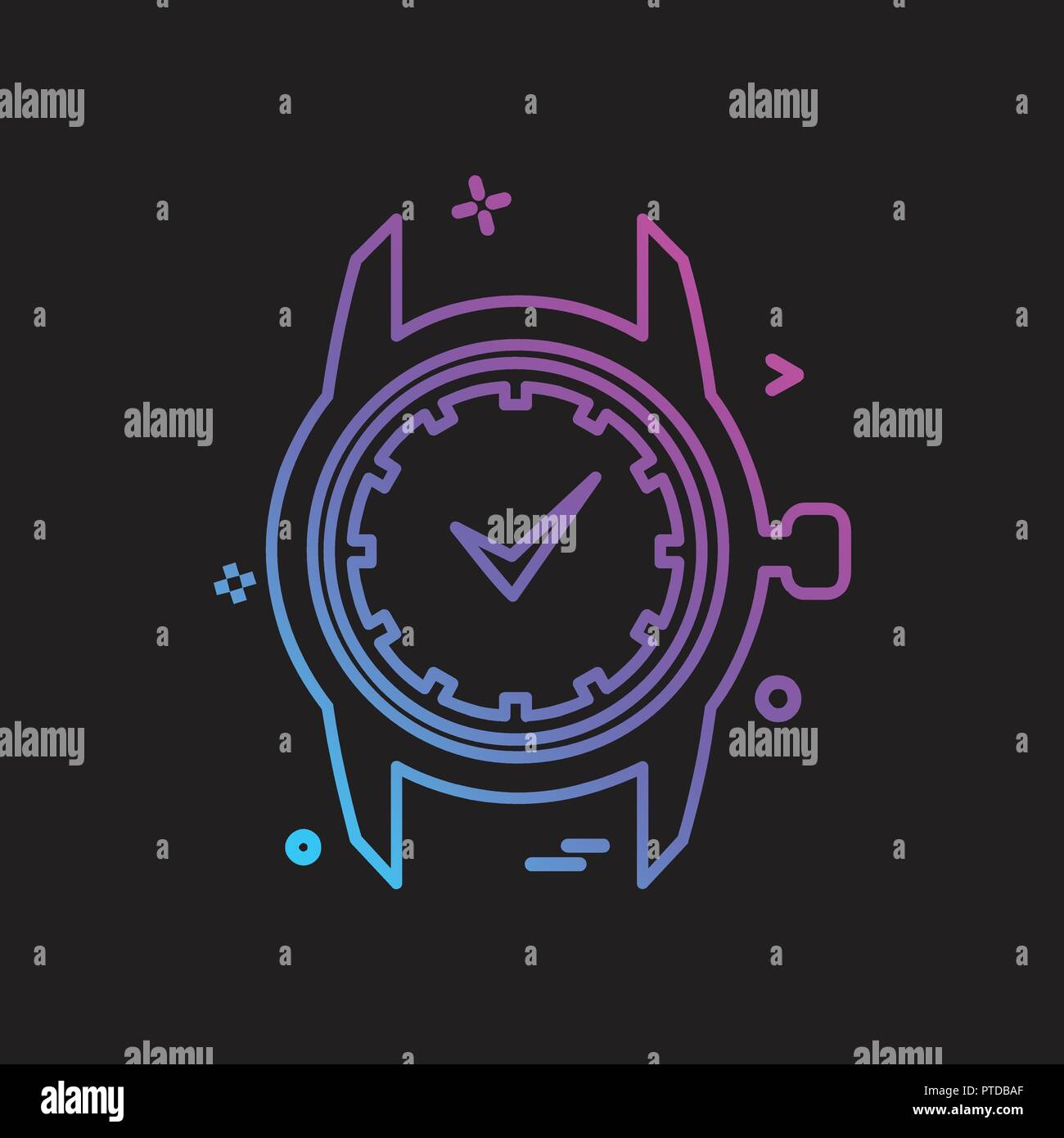 Wrist watch icon design vector Stock Vector Image & Art - Alamy