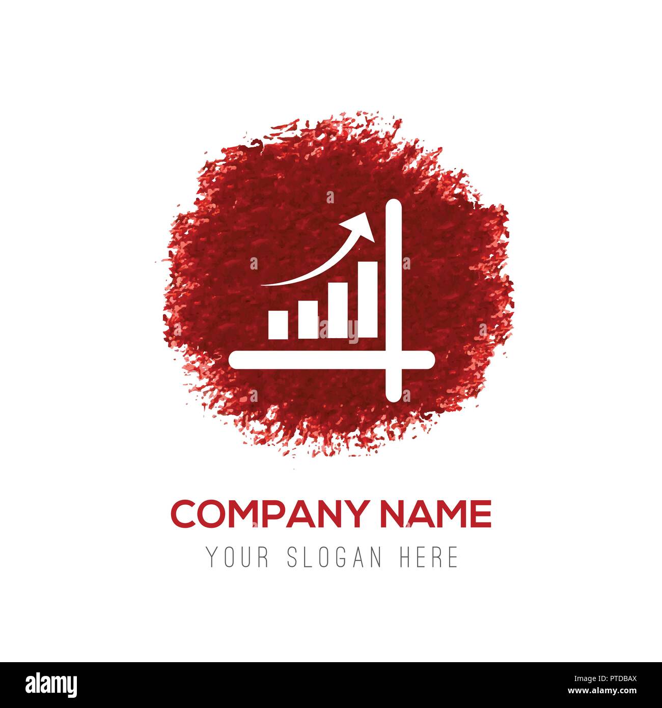 Silhouettes business red graph hi-res stock photography and images - Alamy