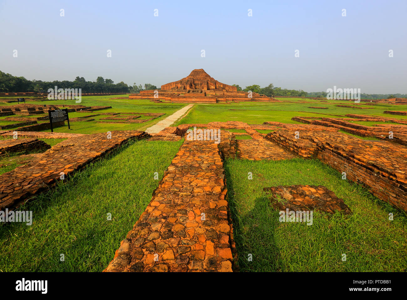 Paharpur Buddhist Monastery at Paharpur village in Badalgachhi Upazila ...