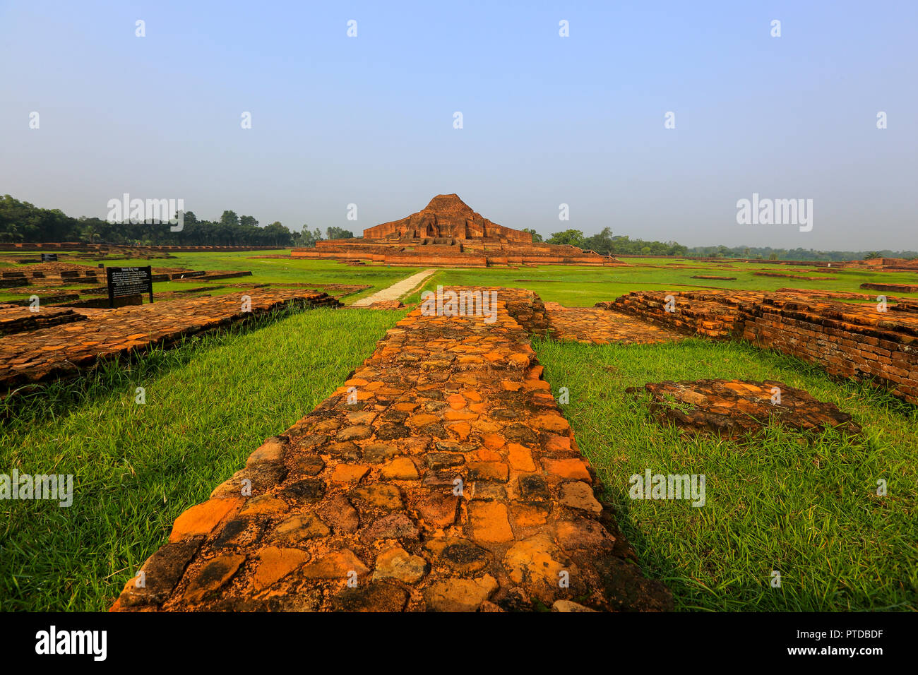 Paharpur Buddhist Monastery at Paharpur village in Badalgachhi Upazila ...