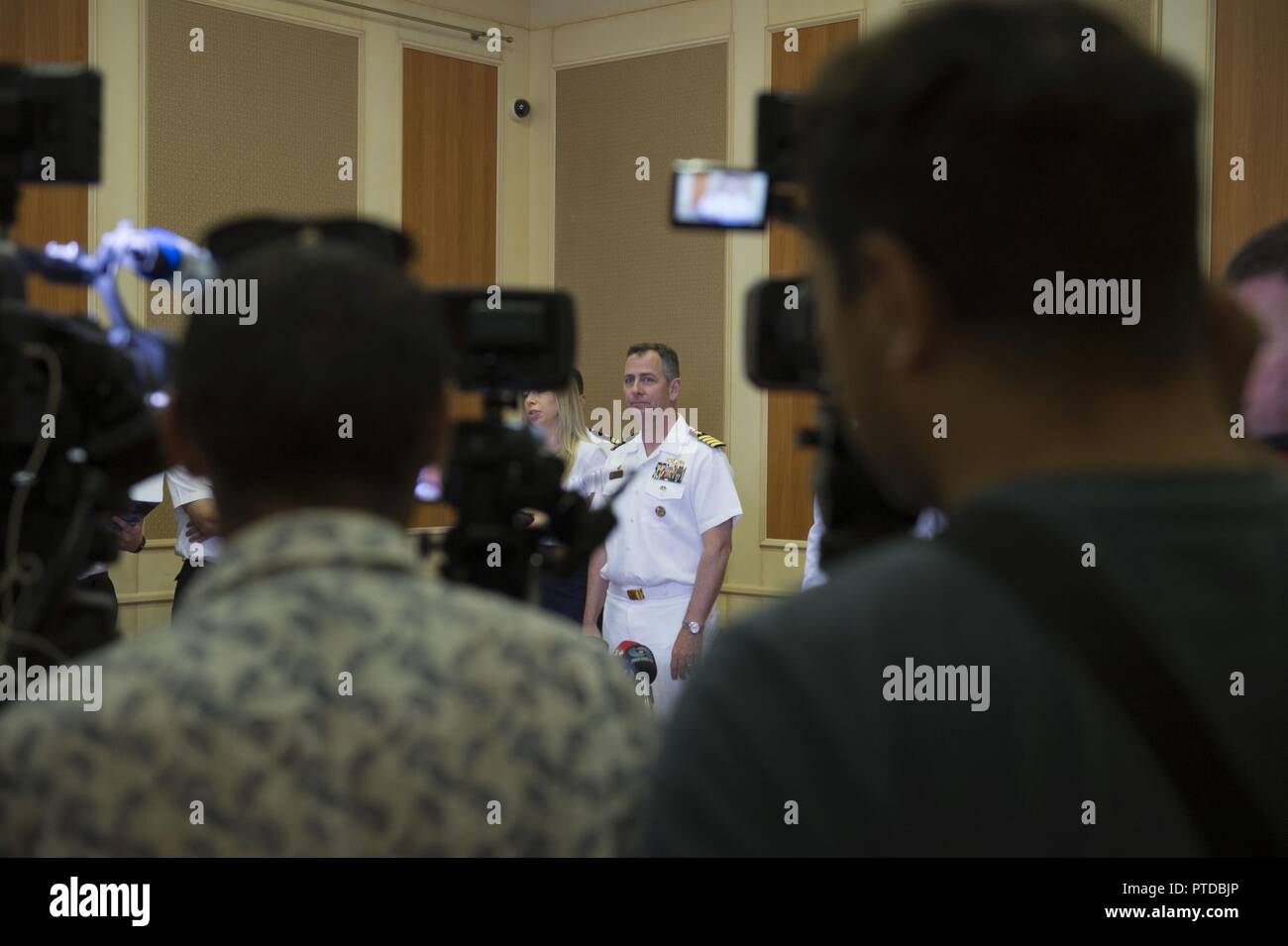 Ukraine (July 10, 2017) - Capt. Tate Westbrook, commodore, Destroyer ...