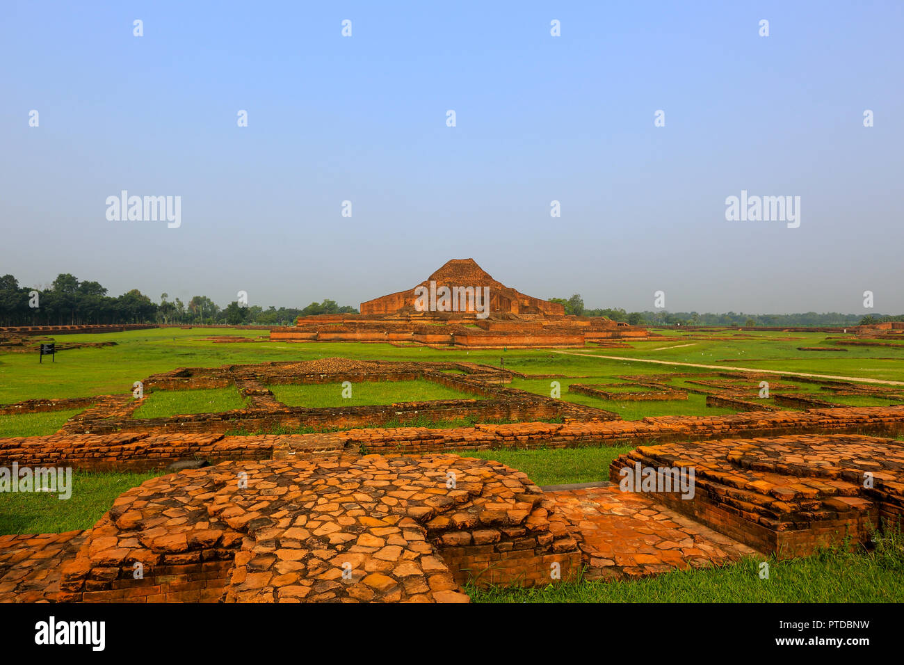 Paharpur Buddhist Monastery at Paharpur village in Badalgachhi Upazila ...