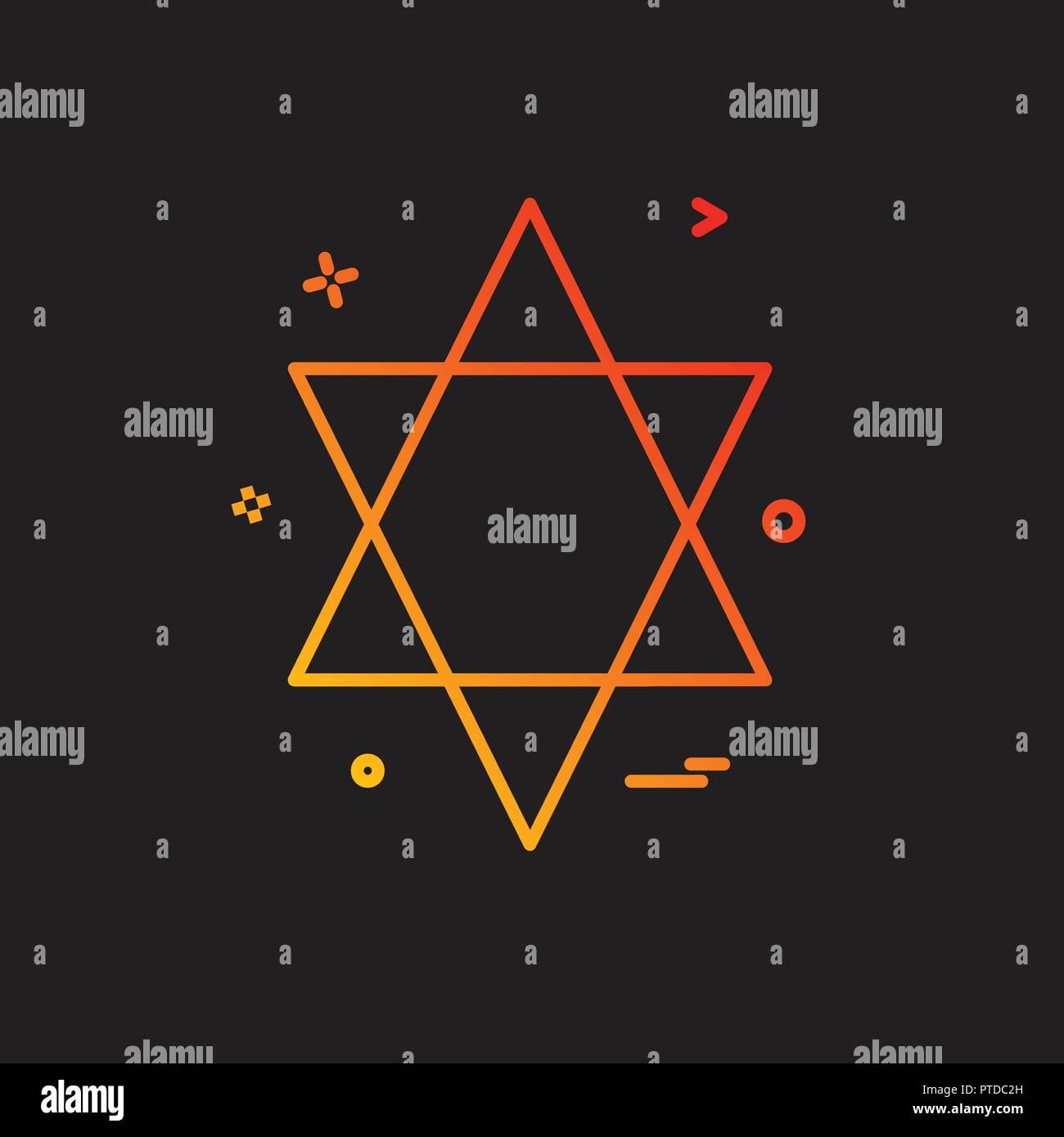 Jewish icon design vector Stock Vector Image & Art - Alamy