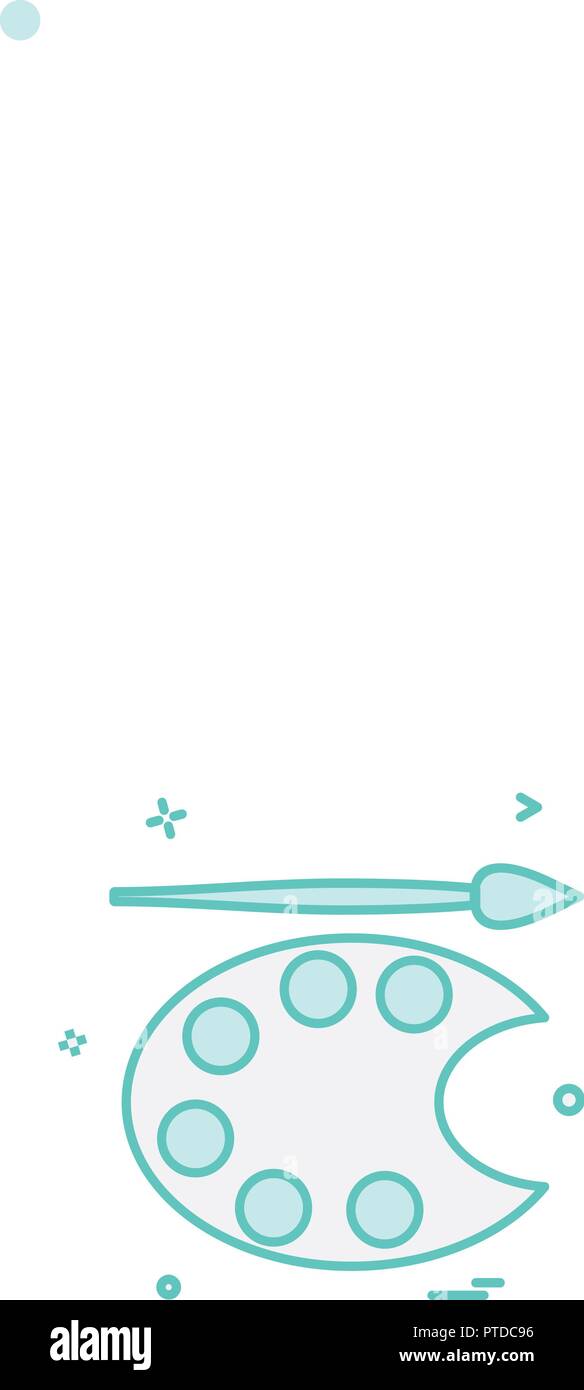 Paint icon design vector Stock Vector Image & Art - Alamy