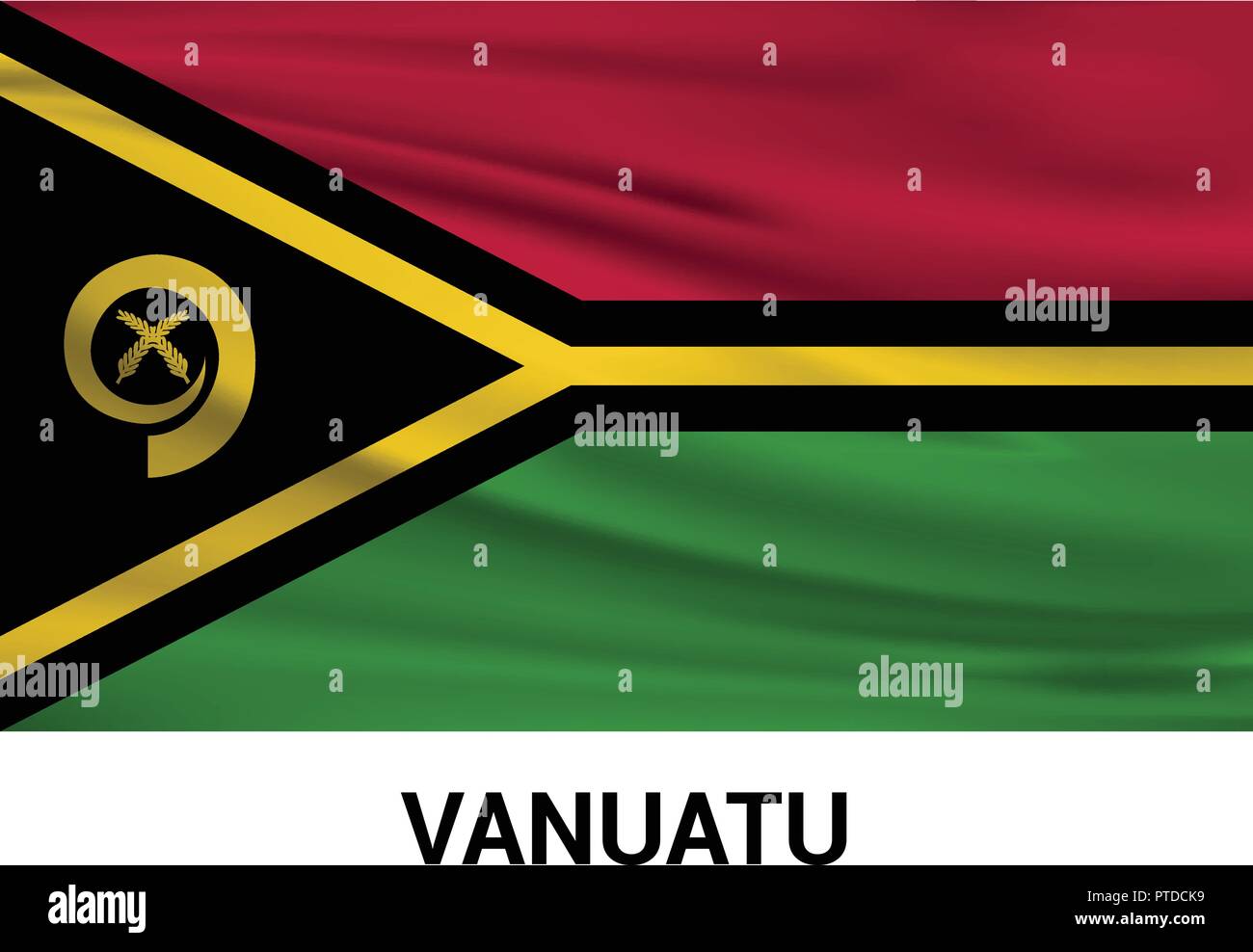 Vanuatu Flag design vector Stock Vector Image & Art - Alamy